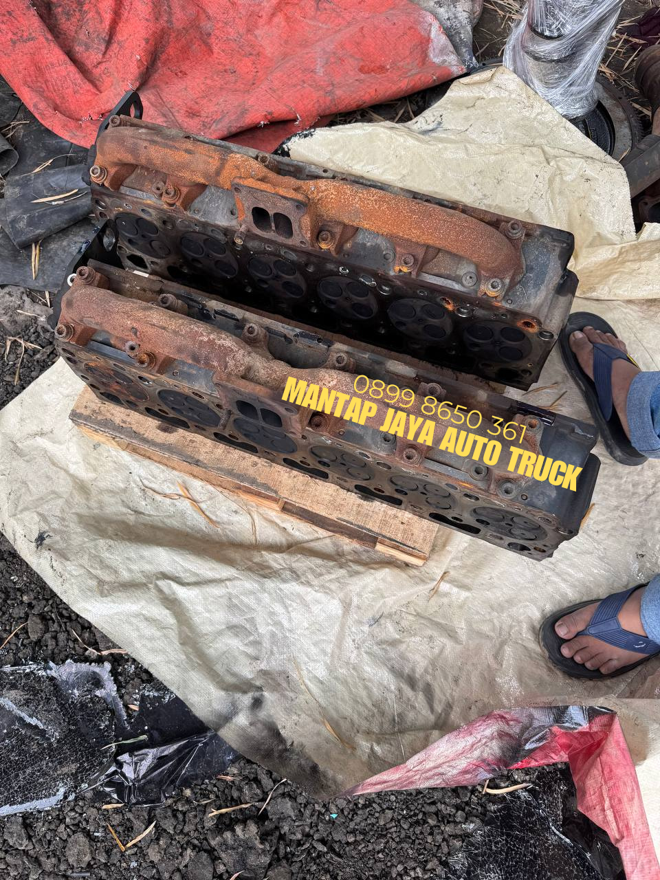 Cylinder Head Truck Mercy Axor 2528/ Bus Mercy 1626 - 1526 Mesin OM906 ...